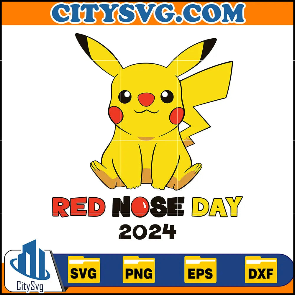 Hot Cartoon Red Nose Day Svg, Cute Red Nose Cartoon Svg, Funny Red Nos ...