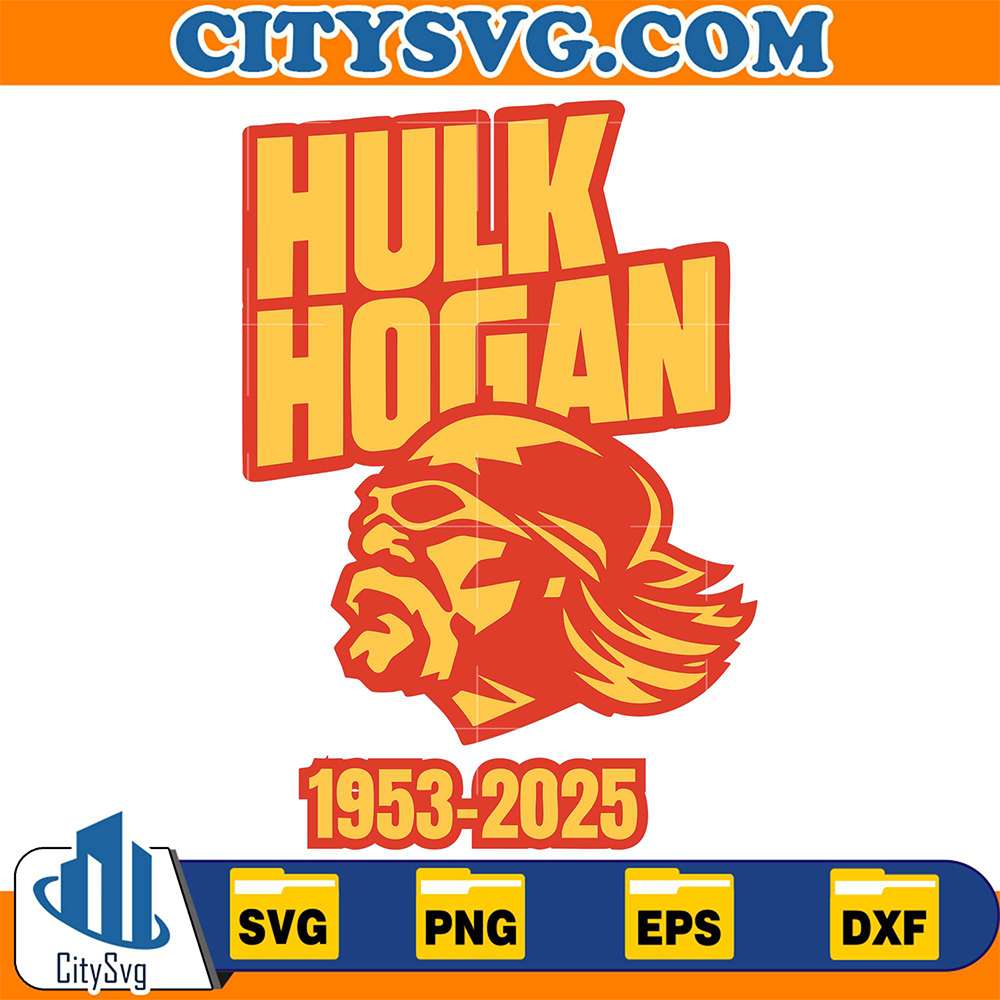 Hulk Hogan 1953-2025 Svg – CITYSVG