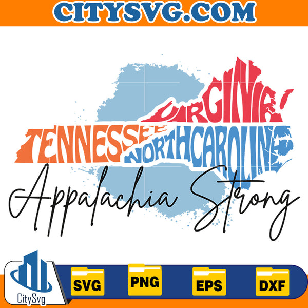 Hurricane Helene Appalachia Strong Svg – CITYSVG
