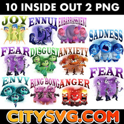 10 Inside Out 2 Bundle Png, Digital Download – CITYSVG