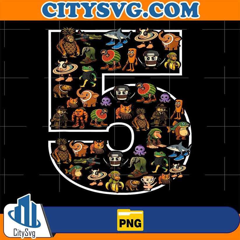 Italiana Brainrot Birthday 5 Age Meme Png – CITYSVG