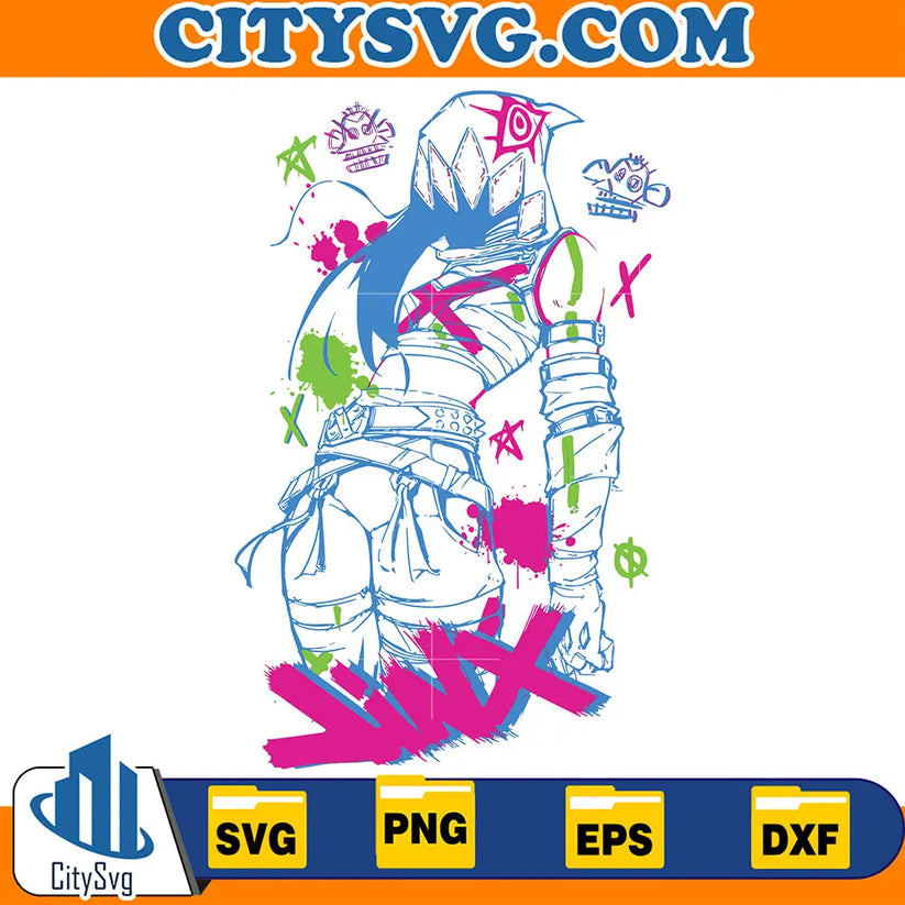 Jinx Arcane Svg – CITYSVG