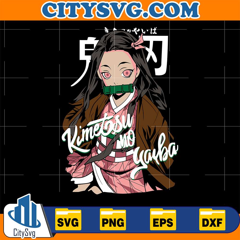 Kamado Nezuko Demon Slayer Svg – CITYSVG