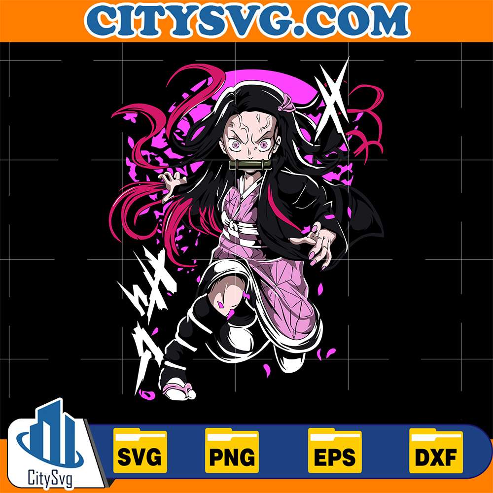 Kamado Nezuko Demon Slayer Svg – CITYSVG