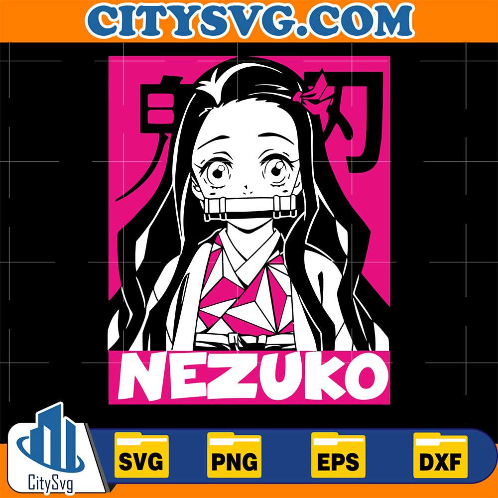 Kamado Nezuko Demon Slayer Svg – CITYSVG
