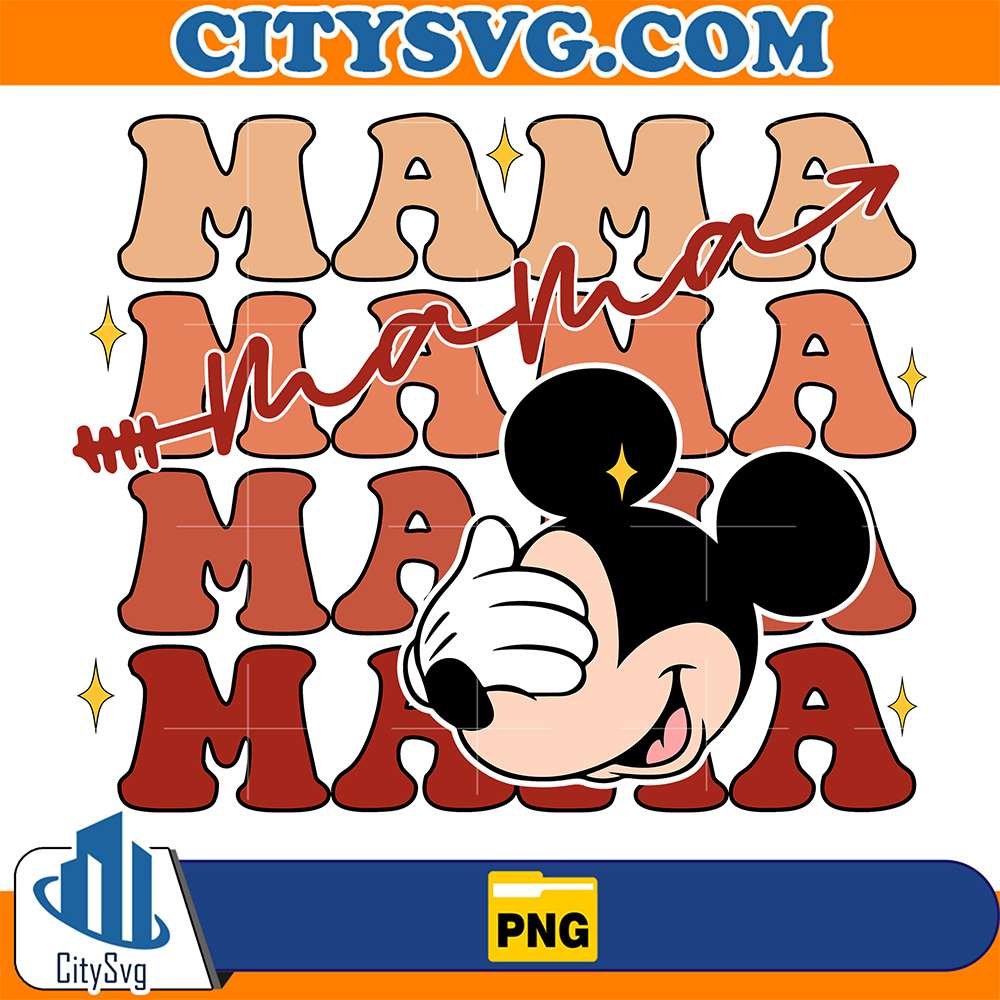 Mama Mickey Mouse Png – CITYSVG