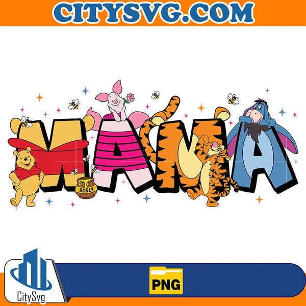 Mama Family Winnie The Pooh Png – CITYSVG