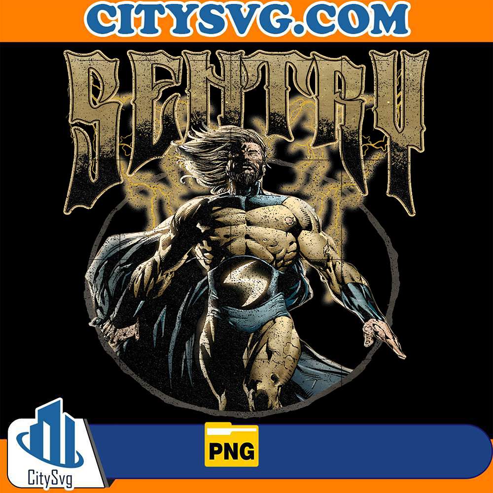 Marvel Comics Retro Classic Sentry Distressed Portrait Png – CITYSVG