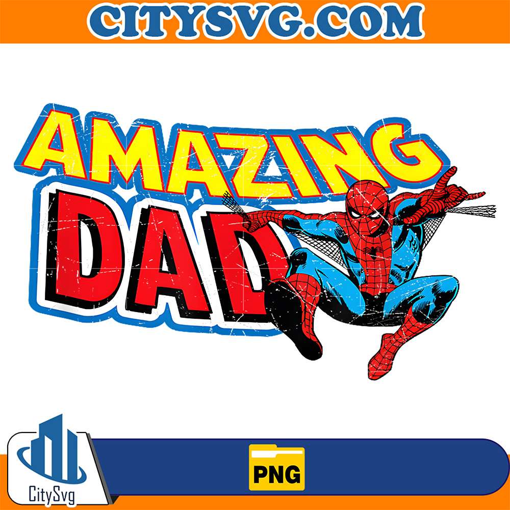 Marvel Spider Man Amazing Dad Comic Book Png – CITYSVG