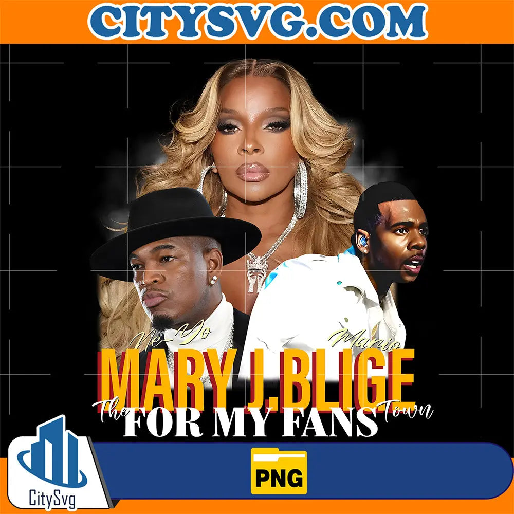 Mary J Blige The For My Fans Tour Png – CITYSVG