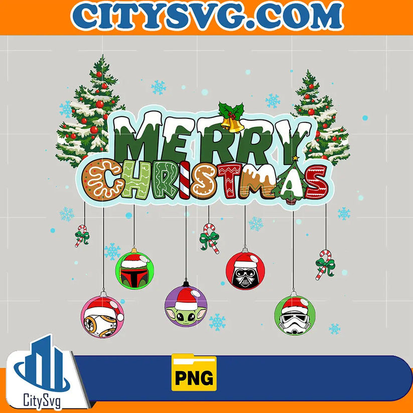 Merry Christmas Star Wars Png – CITYSVG