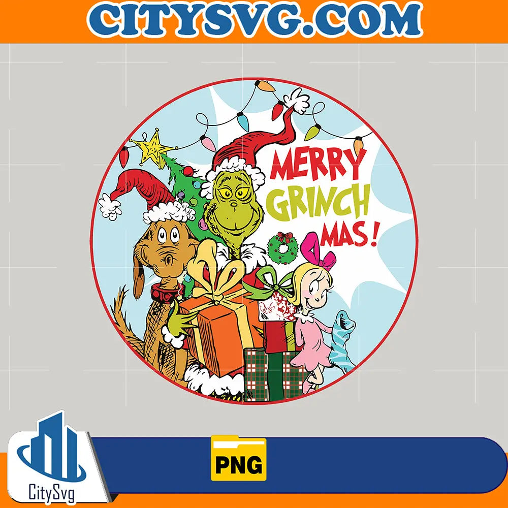 Merry Grinchmas Characters Png – CITYSVG