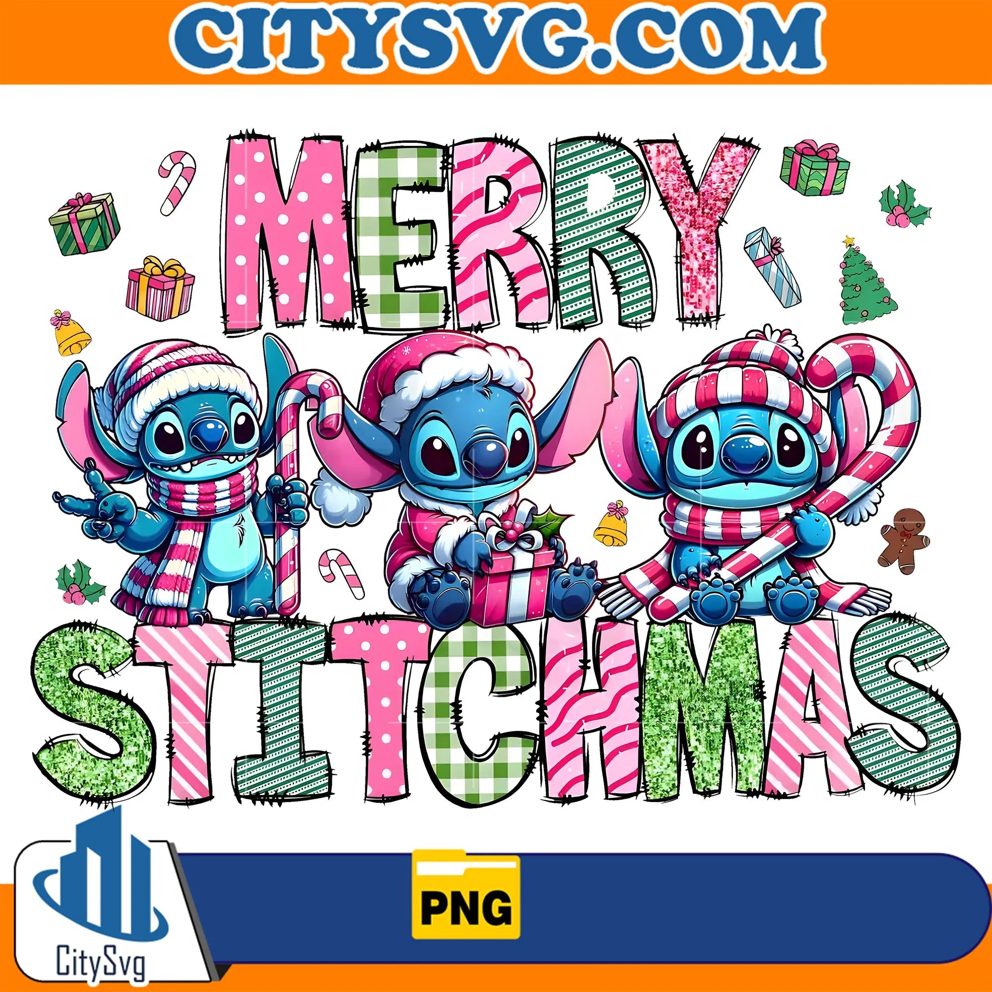 Merry Stitchmas Christmas Png – CITYSVG