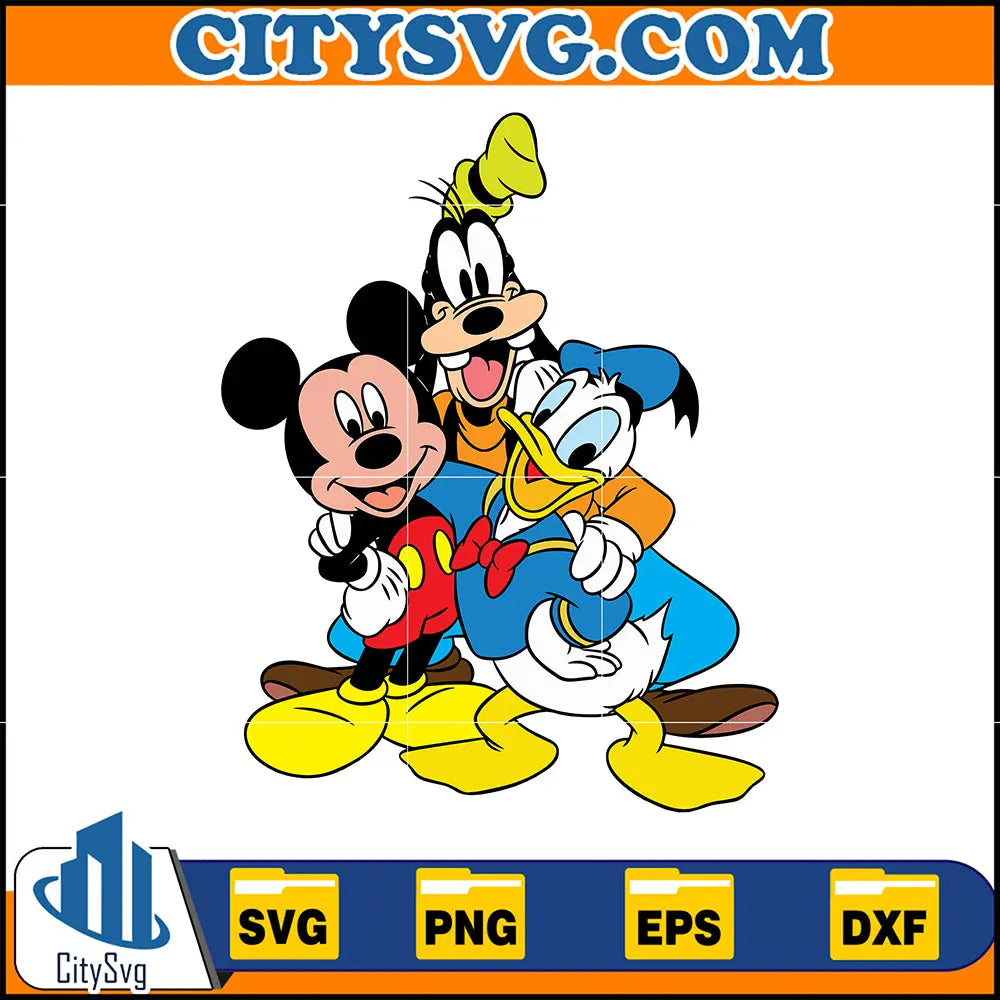 Mickey Donald Summer Goofy Svg, Mickey Summer Svg, Summer Time Svg, Mi ...