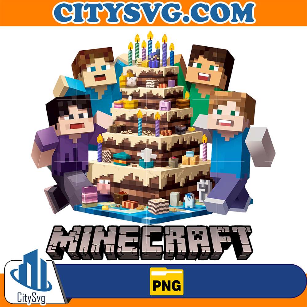 Minecraft II Happy Birthday Png – CITYSVG