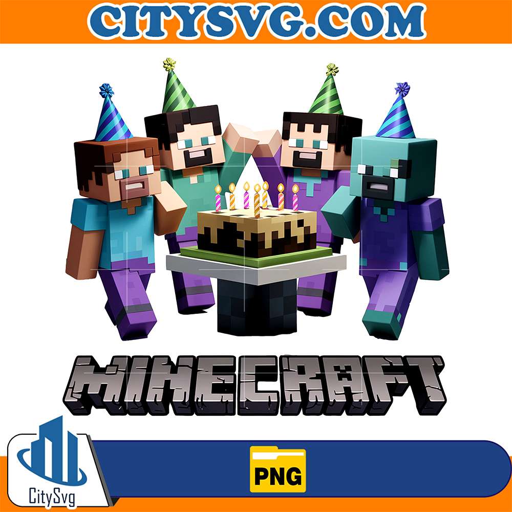 Minecraft II Happy Birthday Png – CITYSVG