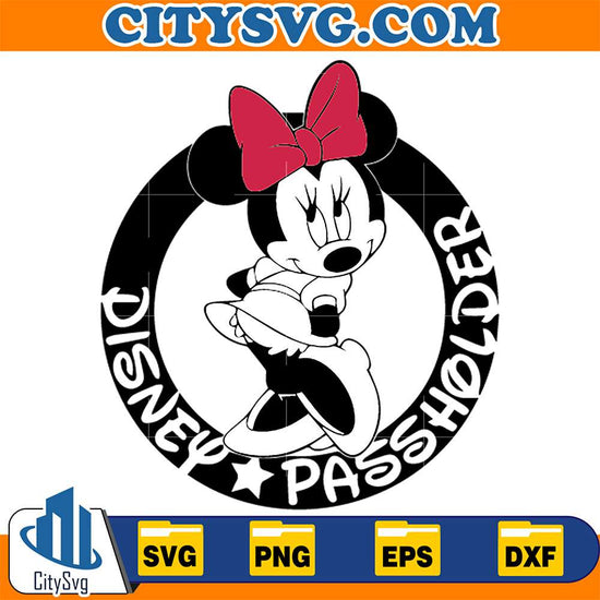 Minnie Passholder Svg – CITYSVG