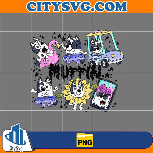 Muffin Png, Bluey Family Matching Png, Instant Download 3 – CITYSVG