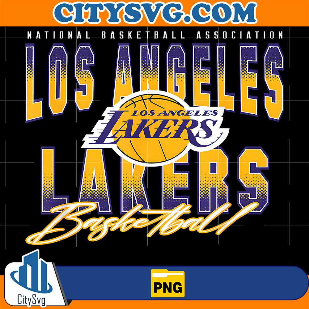 NBA Los Angeles Lakers Fade Out Png – CITYSVG
