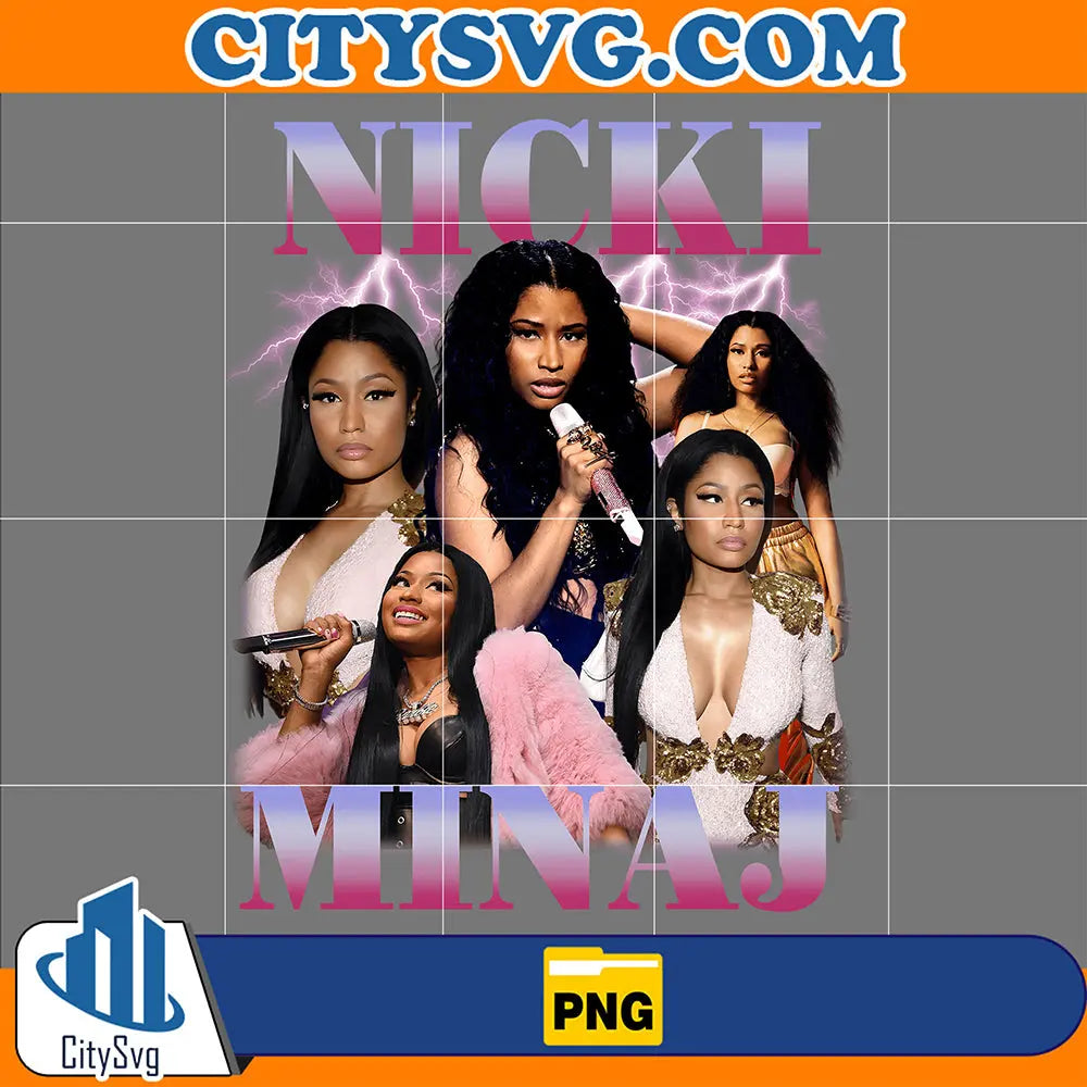 Nicki Minaj Png, Pink Friday 2 Tour, Nicki Minaj Tour 2024 File, Nicki – CITYSVG