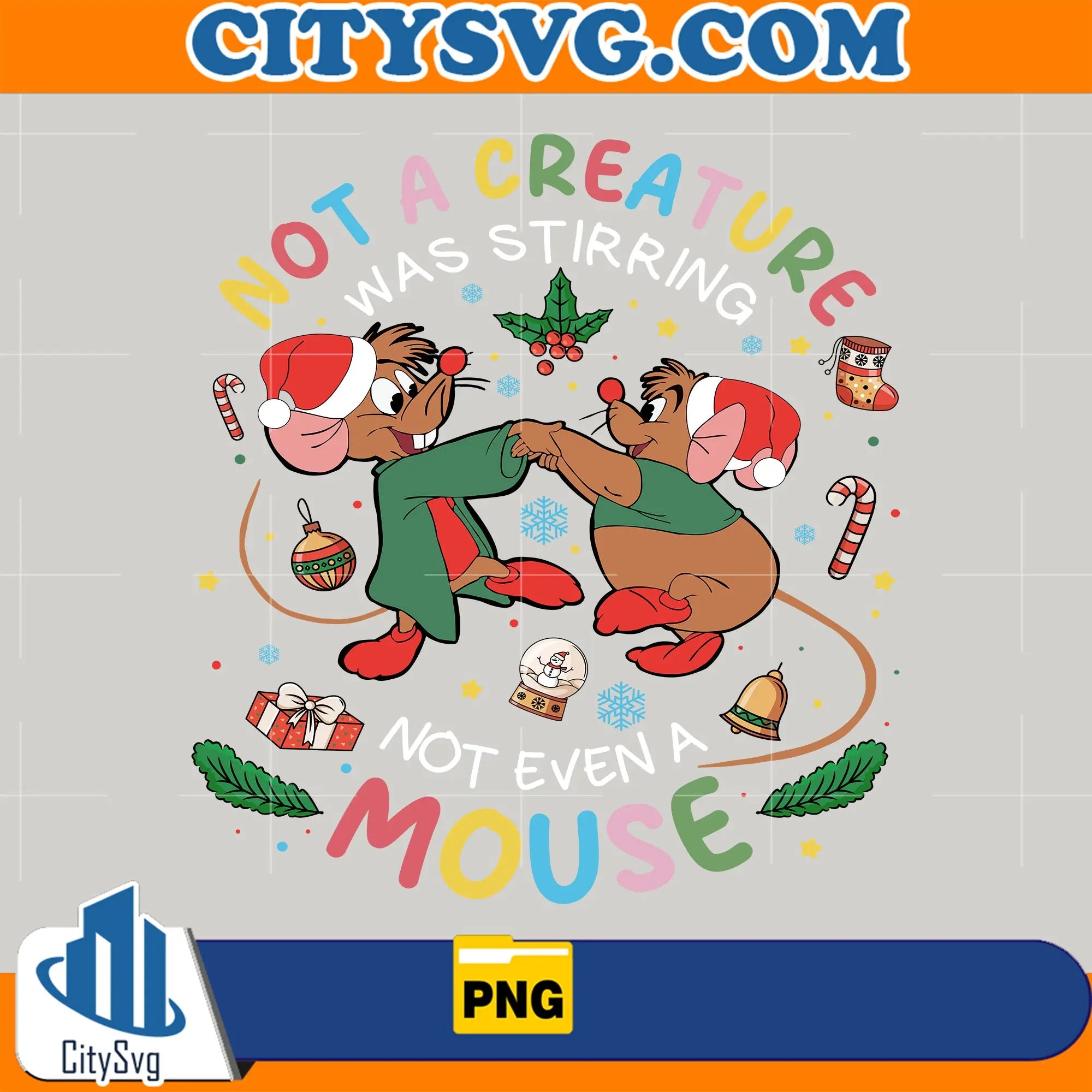 Not A Creature Was Stirring Not Even A Mouse Christmas Png – CITYSVG