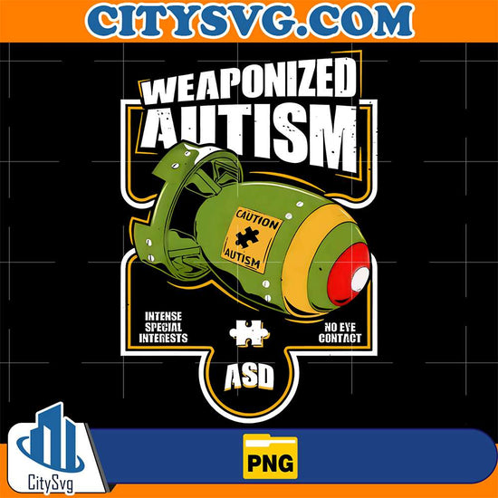 Official Weaponized Autism Military Png – CITYSVG