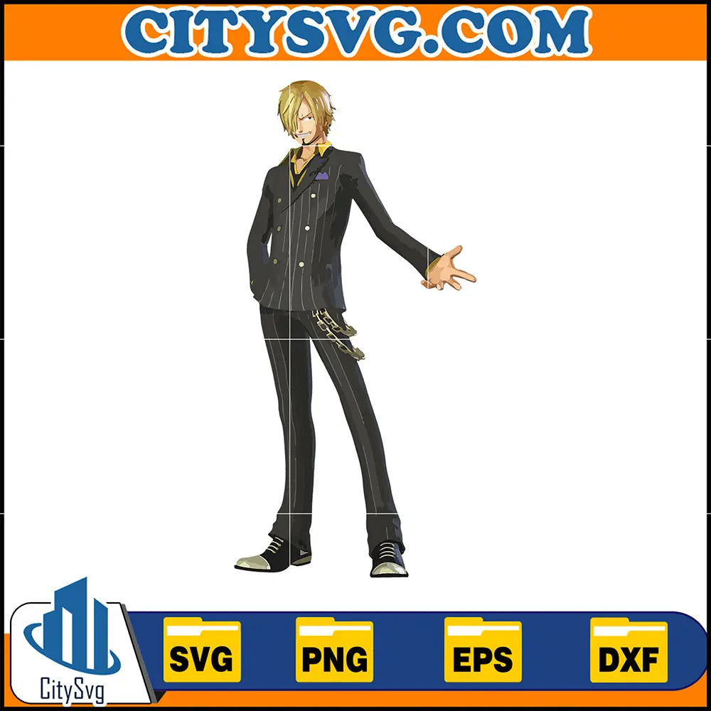Sanji One Piece Svg, One Piece Anime, One Piece Anime Gift, Anime Laye ...