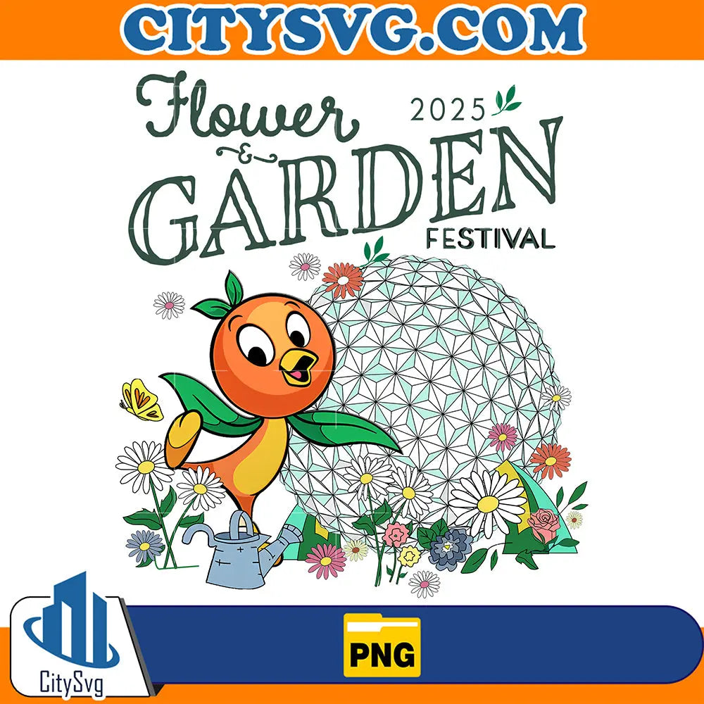 Orange Bird Disney Epcot International Flower & Garden Festival 2025 P ...