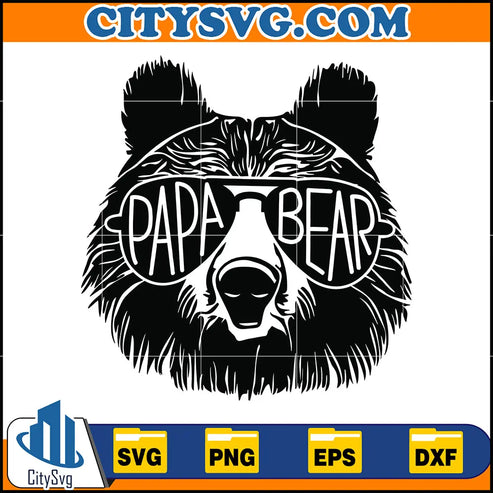 Papa Bear Svg, Papa Bear Set, Papa Bear Baby Bear Svg, Fathers Day Svg ...