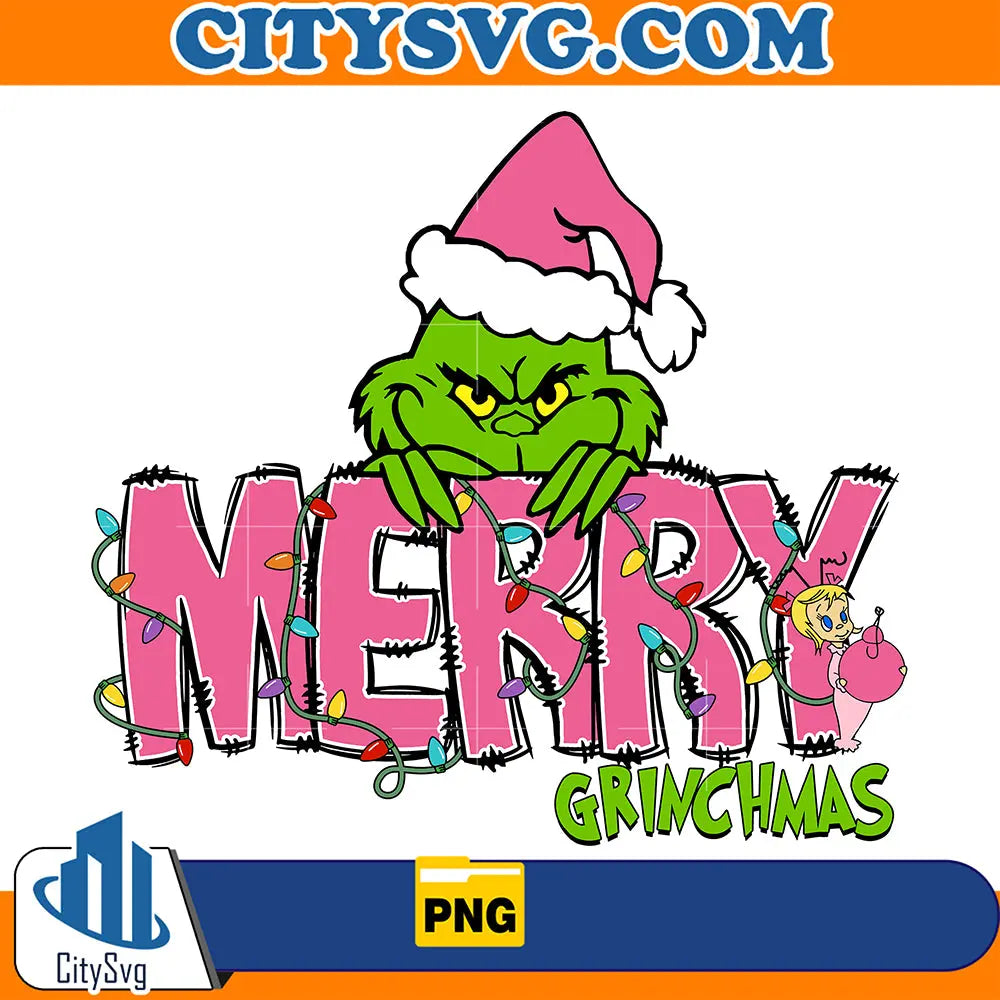 Pink Grinch Merry Grinchmas Christmas Png – CITYSVG