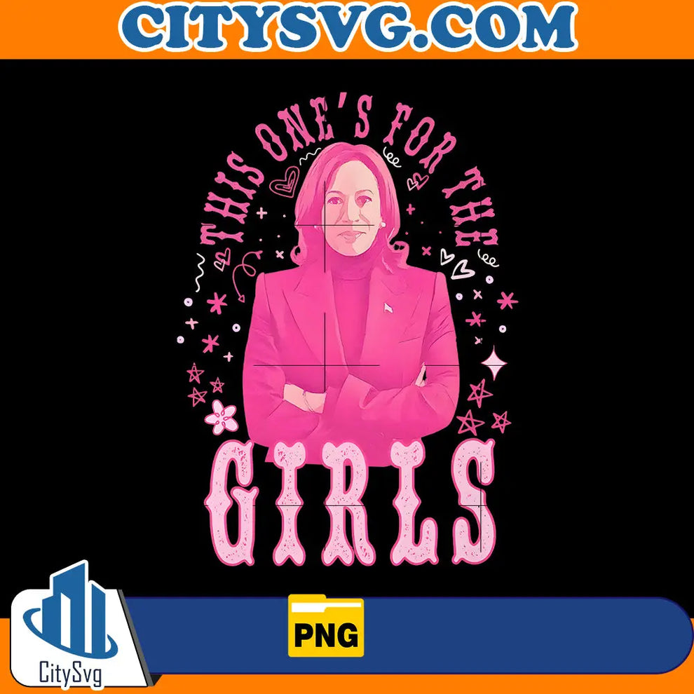 Pink Kamala For the Girls Png – CITYSVG