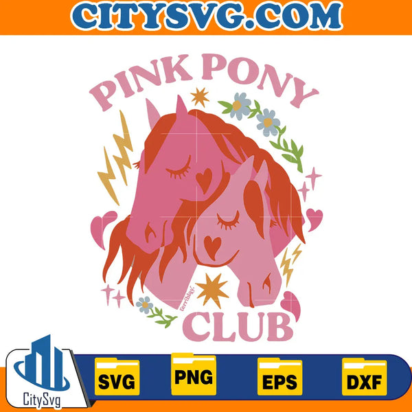 Pink Pony Club svg – CITYSVG
