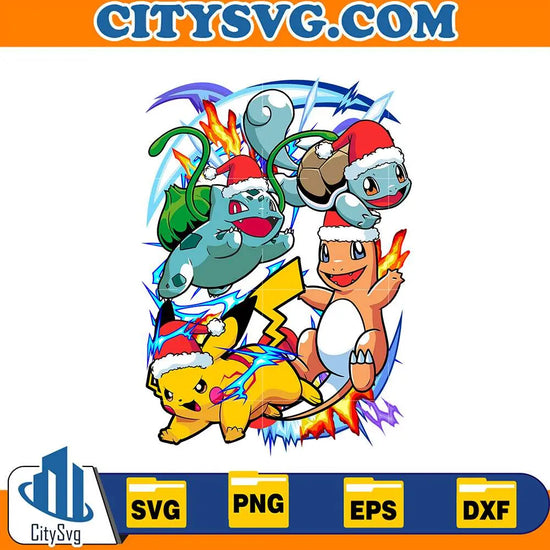 Pokemon Merry Christmas Svg – CITYSVG
