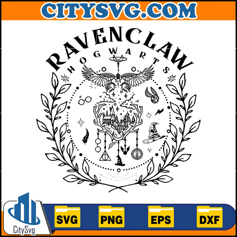 Ravenclaw Hogwarts Svg, Magical World Svg, Witchcraft Svg Sublimation ...