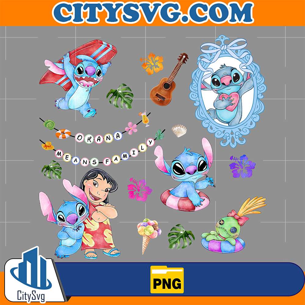 Retro Coquette Bows Lilo And Stitch, Cute Stitch Angel Lilo Hawaii Alo ...