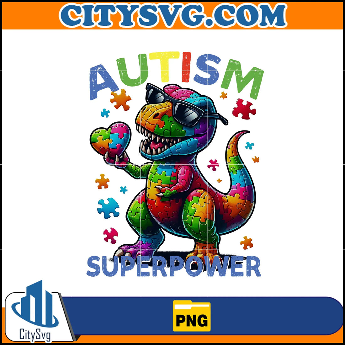 Rex Autism Superpower Png, Autism Awareness Png, Character Cartoon Aut ...