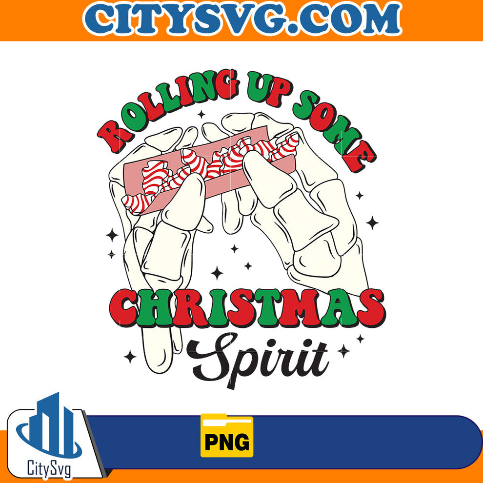 Rolling up some Christmas Spirit Png – CITYSVG