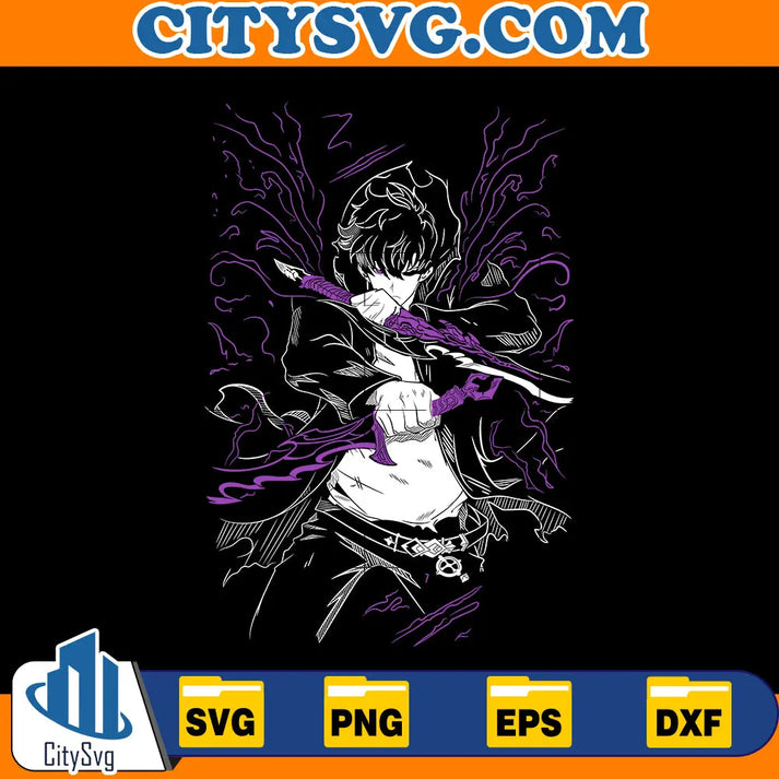 Sung Jin-woo Svg, Solo leveling svg, anime svg, Digital Download 2 ...