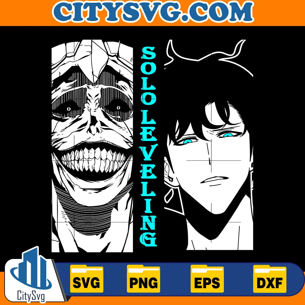 Sung Jin-woo Svg, Solo leveling svg, anime svg, Digital Download 7 ...