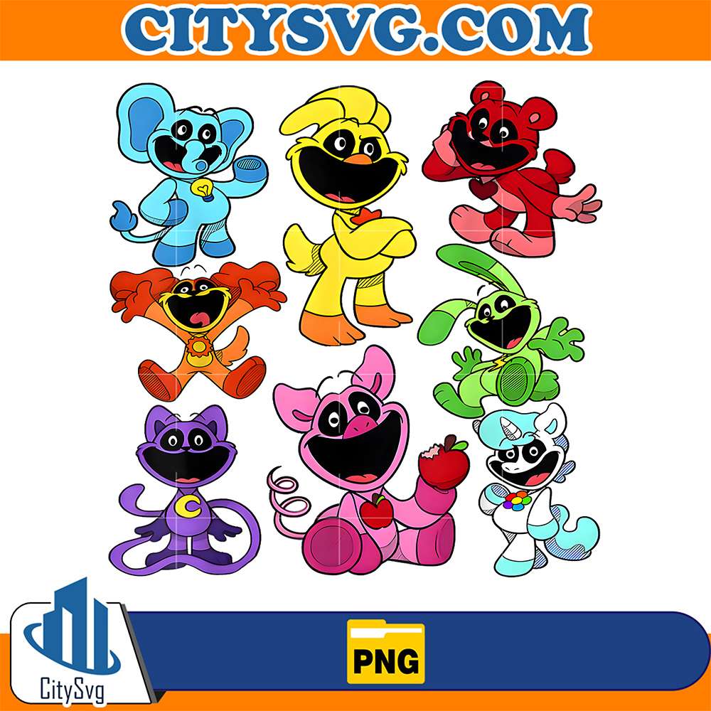 Smiling Critters Animals Png – CITYSVG