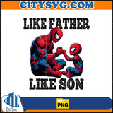 Spider Man Dad And Son Png, Father's Day Png, Superhero Dad Png, Like ...