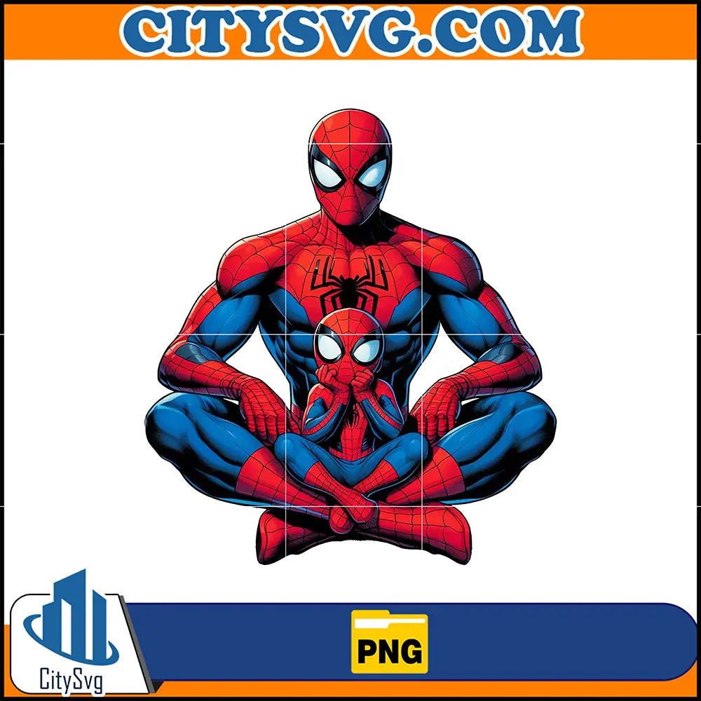 Spider Man Dad And Son Png, Super Hero Dad And Son Png, Father's Day 2 ...