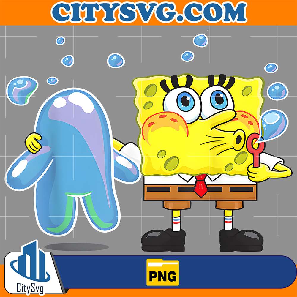 SpongeBob Bubble Technique Png – CITYSVG