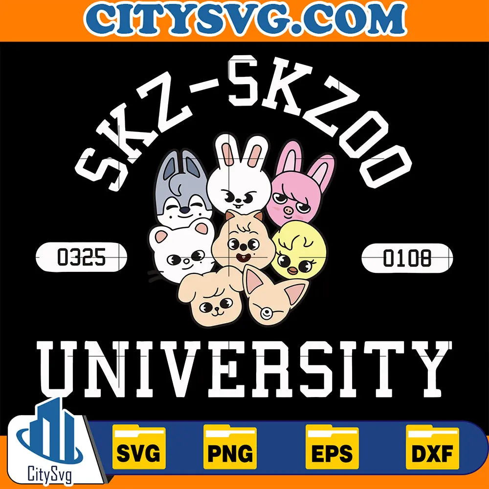 Stay Kids Skzoo University Svg – CITYSVG