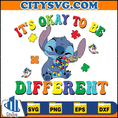 Stitch Autism Png, Autism Cartoon Png, Autism Awareness Png, Be Kind P ...