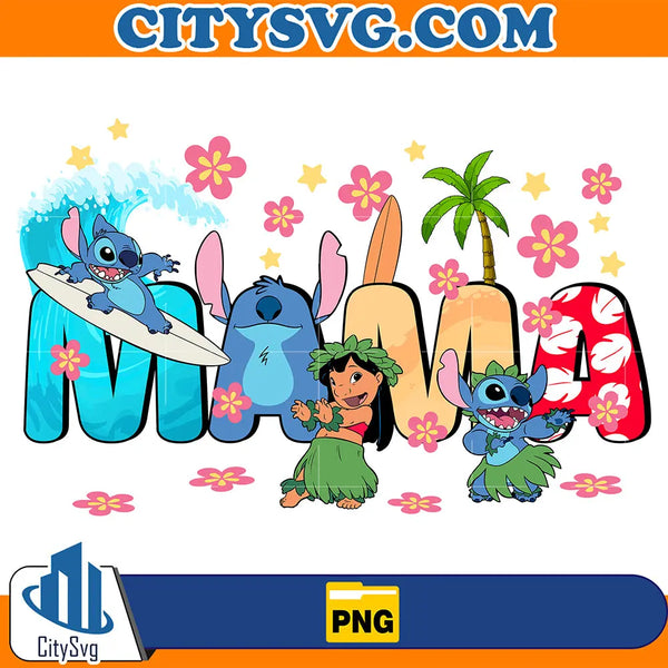 Stitch Mama Png – CITYSVG