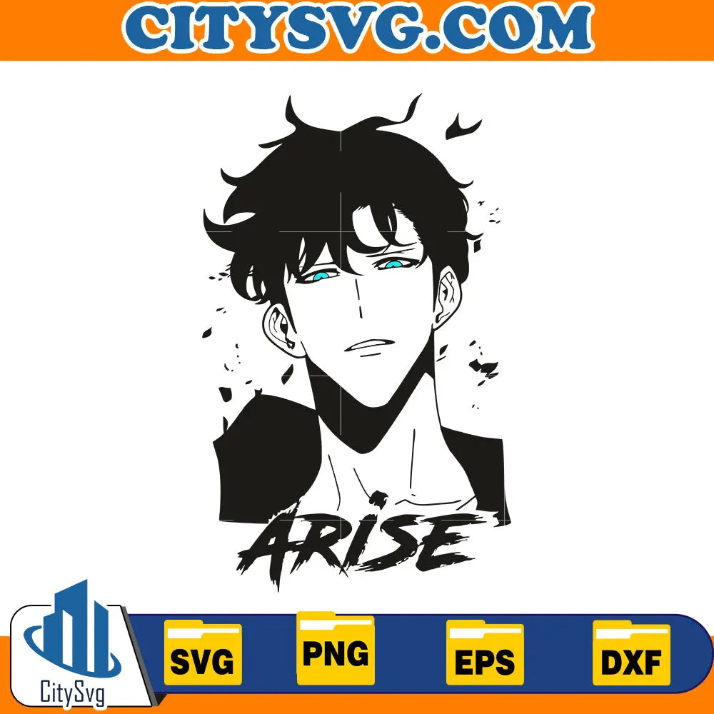 Sung Jin-woo Arise Svg, Solo leveling svg, anime svg, Digital Download ...