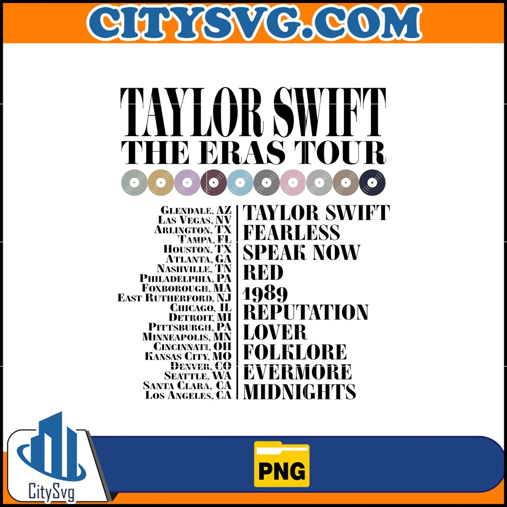Taylor Swift Png, The Eras Tour Png, Eras Tour PNG, Swiftie Tour Png ...