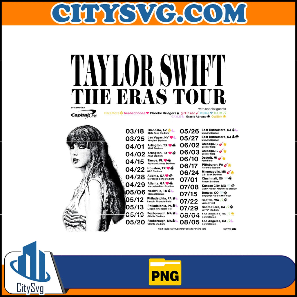 Taylor Swift Png, The Eras Tour Png, Eras Tour Png, Swiftie Tour Png ...