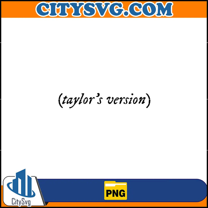 Taylor's Version Svg, Swiftie Svg, Taylor The Eras Tour Svg, Taylor Sw ...